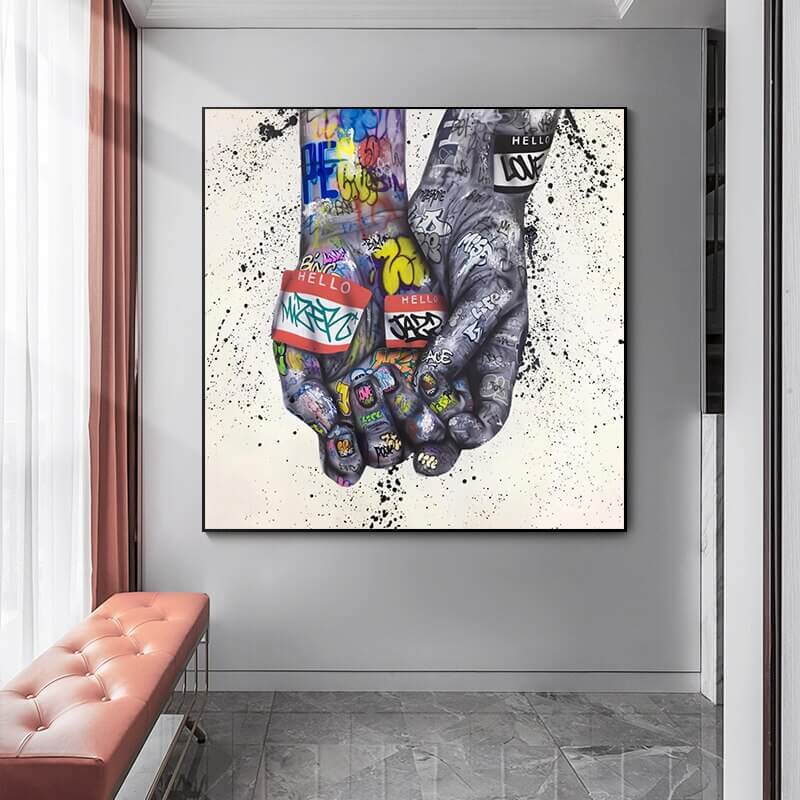 Gestures Wall Art: Unique Expressions for Your Space – GraffitiWallArt