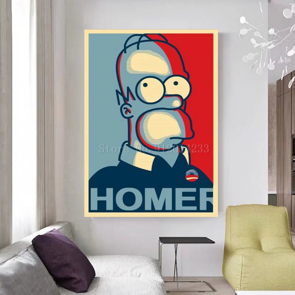 Simpsons Wall Art: Captivating Designs & Characters – GraffitiWallArt
