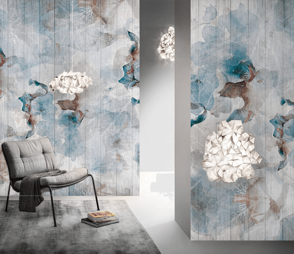 Abstrakte Blumentapeten: Verwandeln Sie Ihren Raum | Blume & Blatt ...