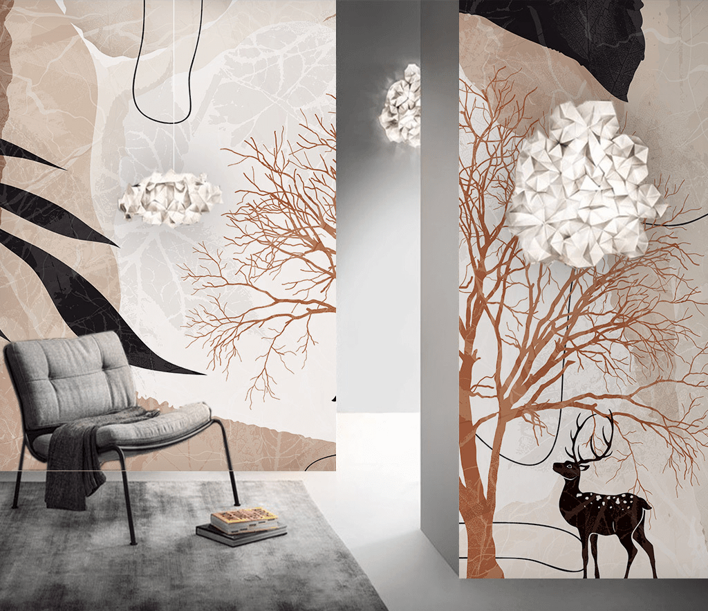 Abstract Tree Wallpaper Murals - Transform Your Space | Trees ...