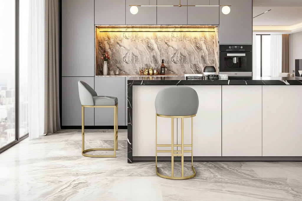 Accent Bar Stools Minimalist Kitchen Counter Stool | Bar Stools ...