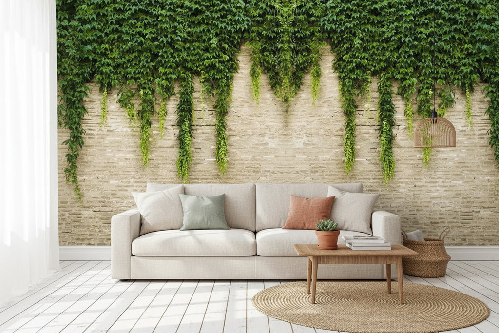 Green Fall Wallpaper: Stunning Nature-Inspired Décor | Flower & Leaf ...