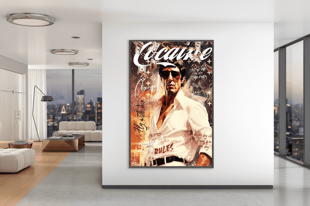 Scarface Canvas Wall Art: Change the rules the Iconic Film | Wall ...