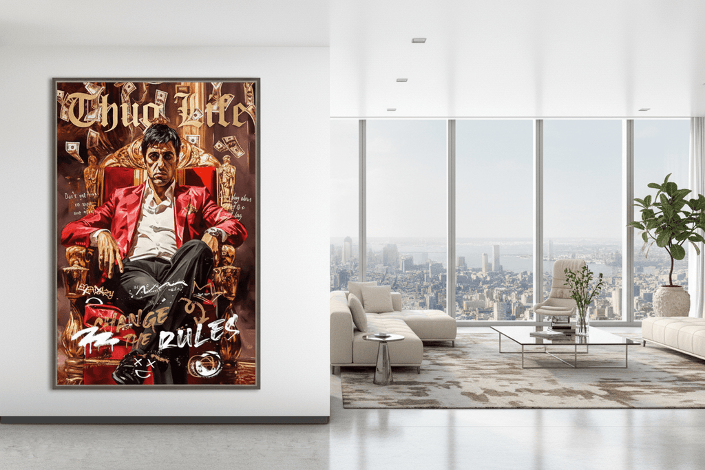 Scarface Thug Life Canvas Wall Art - Exclusive Design | Wall Posters ...