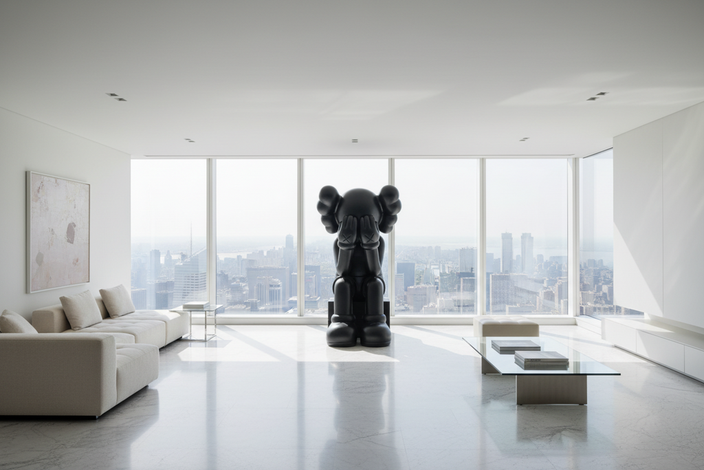 KAWS Bronze Passing Through Statue | Ornaments Statues Figurines ...